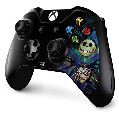 Skinit Decal Gaming Skin Compatible with Xbox One Controller - Officially Licensed Disney The Nightmare Before Christmas Jack Skellington Art Design