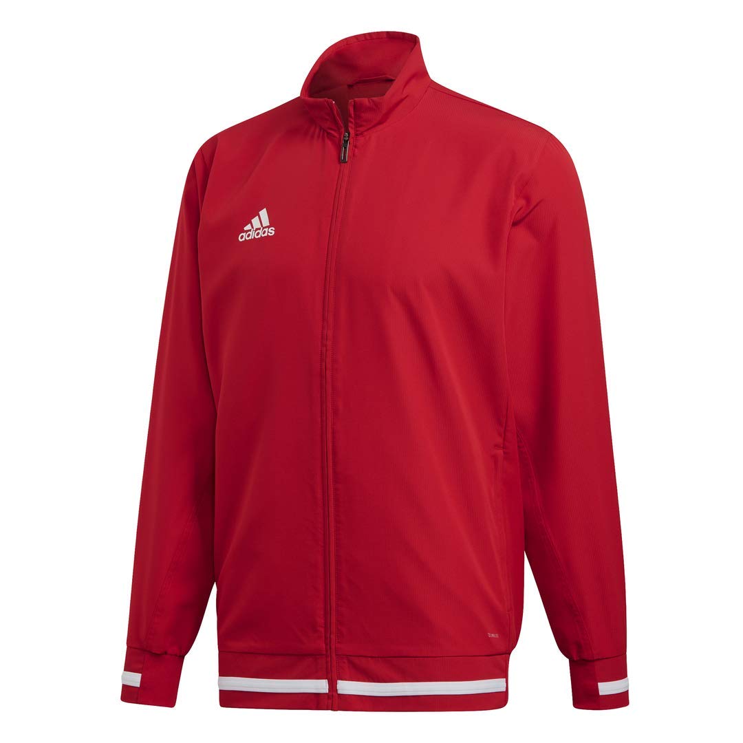 adidas Team 19 Woven Jacket-Men's Multi-Sport L Power Red/White