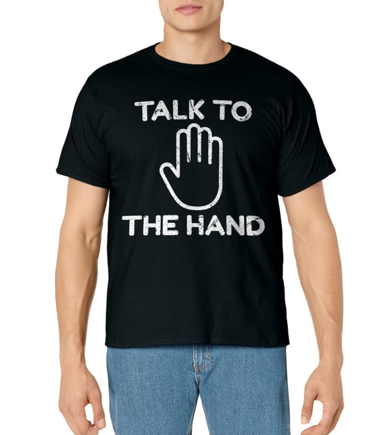 Talk to the Hand Shirt - People not a Fan Introvert TShirt T-Shirt