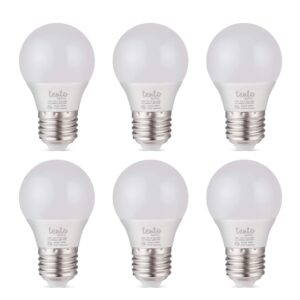 tento lighting e26 e27 5w 12vdc low voltage led light bulbs, rv lighting off-grid - warm white (6 pack)