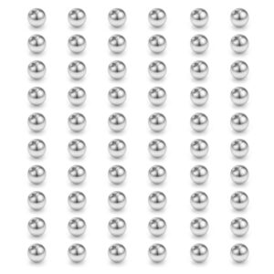 d.bella 60pcs 16g 3mm 316l surgical steel replacement balls body jewelry piercing barbell 16g 3mm balls for women men