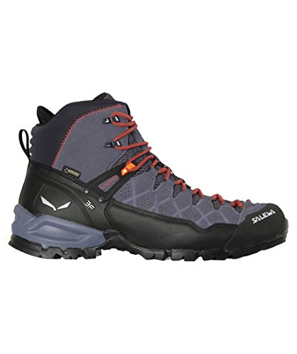 Salewa Men's MS ALP Trainer MID GTX Trekking & Hiking Boots, Ombre Blue Fluo Orange, 10.5