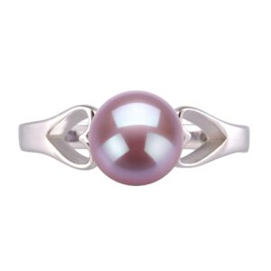 Jessica Lavender 6-7mm AA Quality Freshwater 925 Sterling Silver Cultured Pearl Ring For Women - Size-7