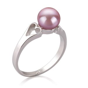 Jessica Lavender 6-7mm AA Quality Freshwater 925 Sterling Silver Cultured Pearl Ring For Women - Size-7