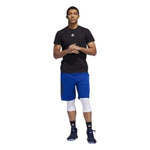 adidas men's sport 3-stripes short collegiate royal small/long