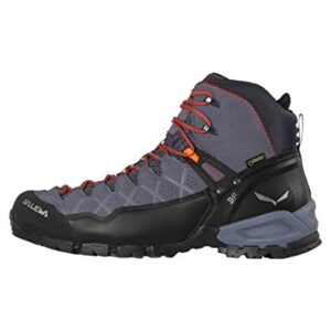 Salewa Men's MS ALP Trainer MID GTX Trekking & Hiking Boots, Ombre Blue Fluo Orange, 10