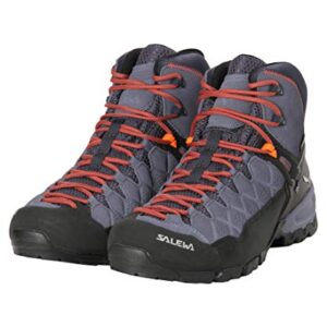 Salewa Men's MS ALP Trainer MID GTX Trekking & Hiking Boots, Ombre Blue Fluo Orange, 10