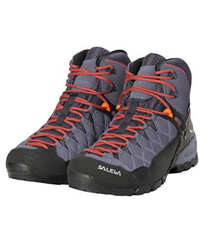 Salewa Men's MS ALP Trainer MID GTX Trekking & Hiking Boots, Ombre Blue Fluo Orange, 10