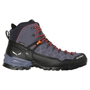 Salewa Men's MS ALP Trainer MID GTX Trekking & Hiking Boots, Ombre Blue Fluo Orange, 10