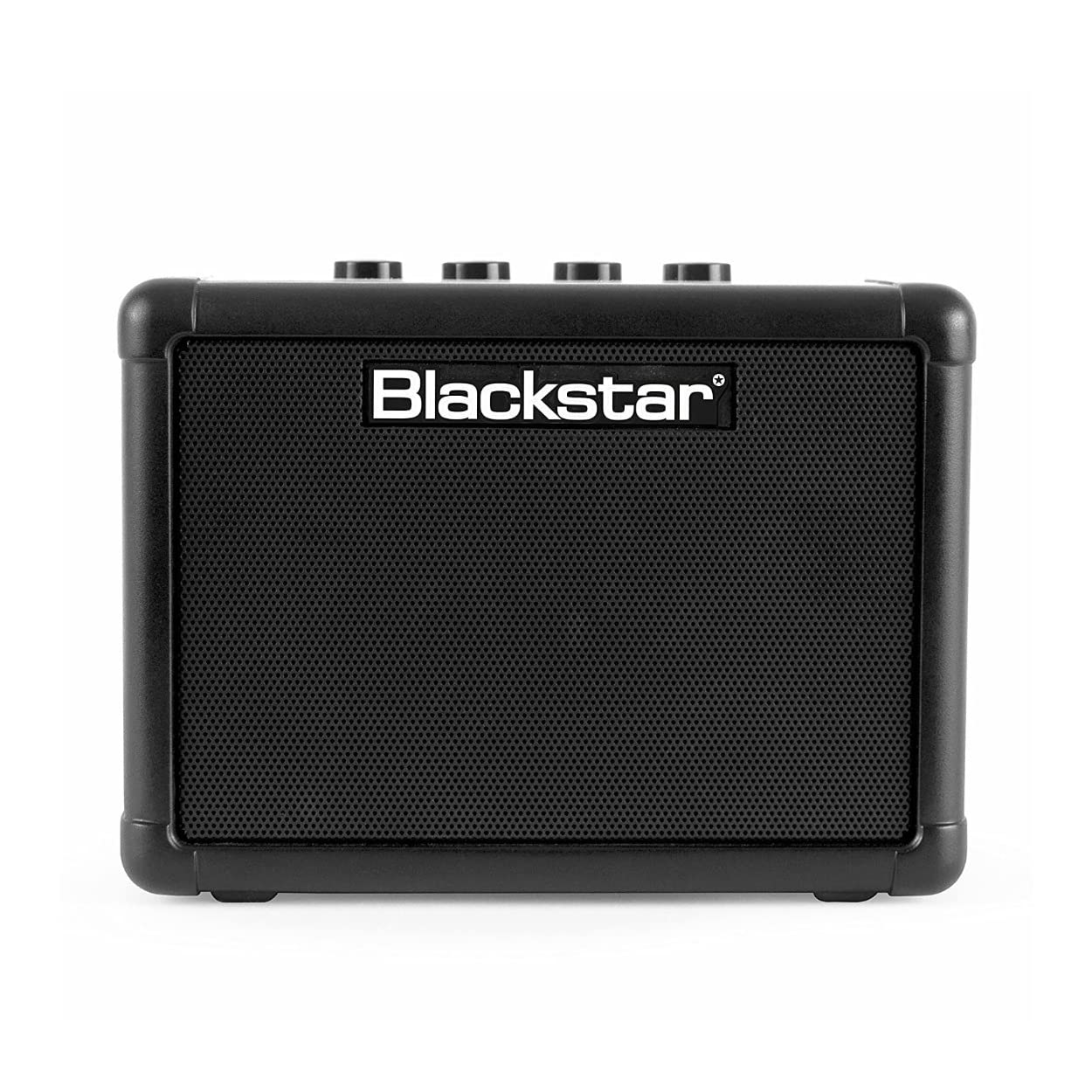 Blackstar FLY3 3 Watt Battery Powered Guitar Amp Bundle with Straight-to-Right Angle Guitar Cable and 1/4 inch Right Angle Instrument Cable (3 Items)