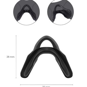 BLAZERBUCK Replacement Nose Piece Pads for Oakley EVZero Path/EVZero Pitch/EVZero Range/EVZero Blades Sunglasses - Black