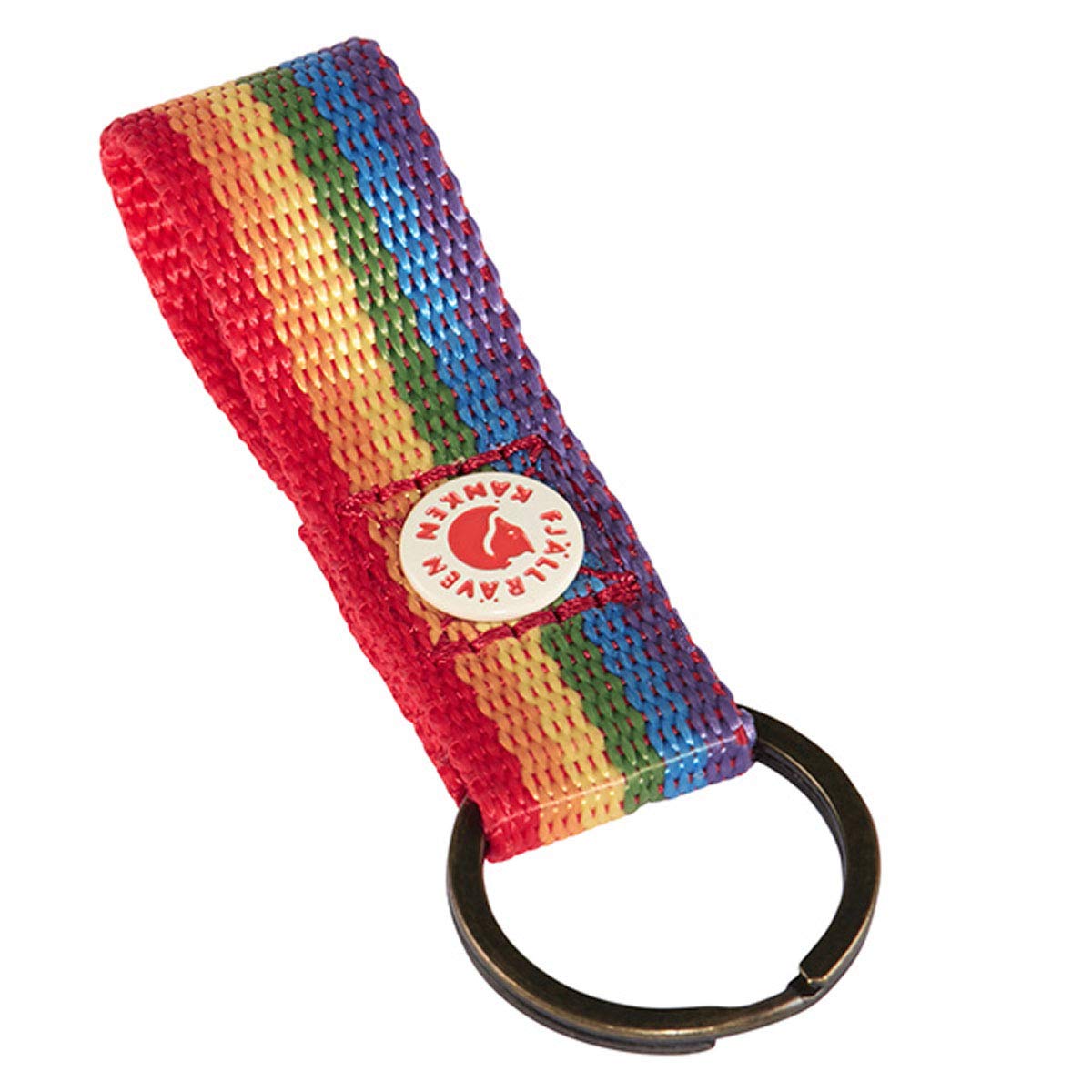 Fjallraven, Kanken Key Ring for Everyday Carry, Rainbow Pattern