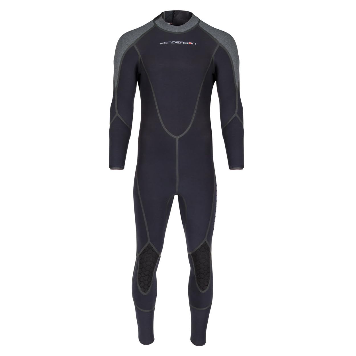 Henderson 3mm Men's Aqua Lock Back Zip Dive Fullsuit - Black - X-Large