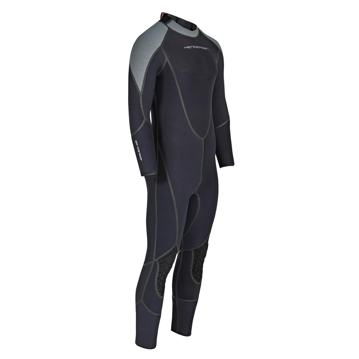 Henderson 3mm Men's Aqua Lock Back Zip Dive Fullsuit - Black - X-Large