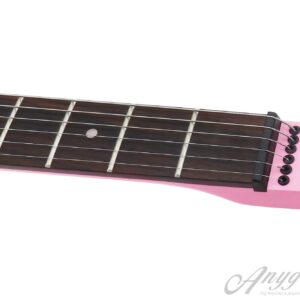 Anygig Electric Guitar Practice Portable Travel 82CM 1.6KG Pink Matte 25.5" Full Scale with Gigbag Right Handed