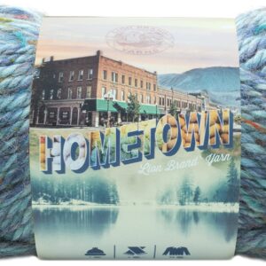 Lion Brand Hometown USA Yarn 6/Pk-Key Largo Tweed, 6 Pack