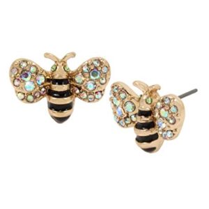 Betsey Johnson Bumble Bee Stud Earrings