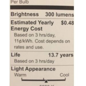 GE Refresh 40-Watt EQ Daylight Dimmable Light Bulbs (3-Pack)