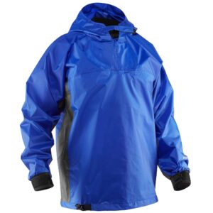 nrs rio hooded paddling jacket-blue-xl