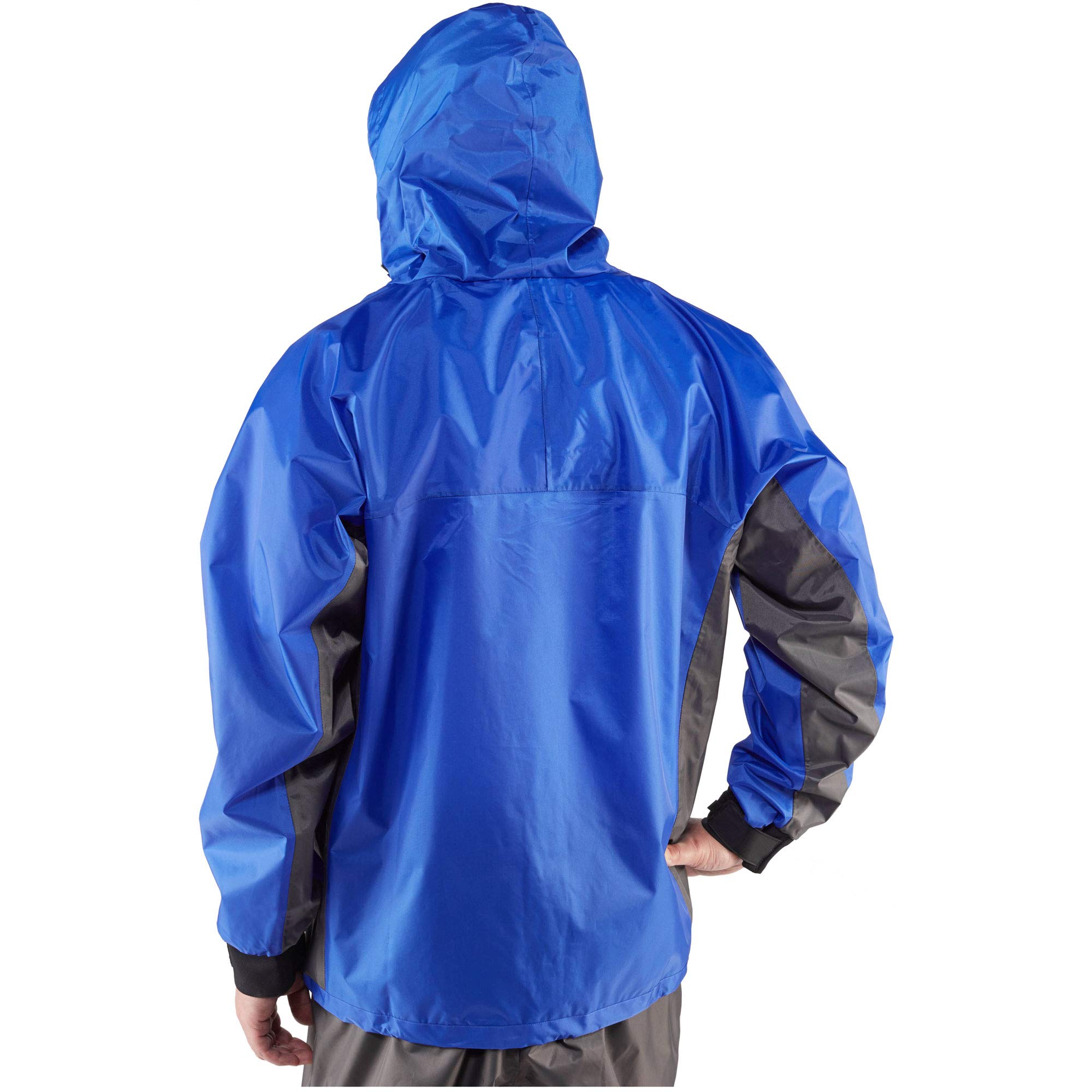 NRS Rio Hooded Paddling Jacket-Blue-XL