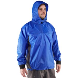 NRS Rio Hooded Paddling Jacket-Blue-XL