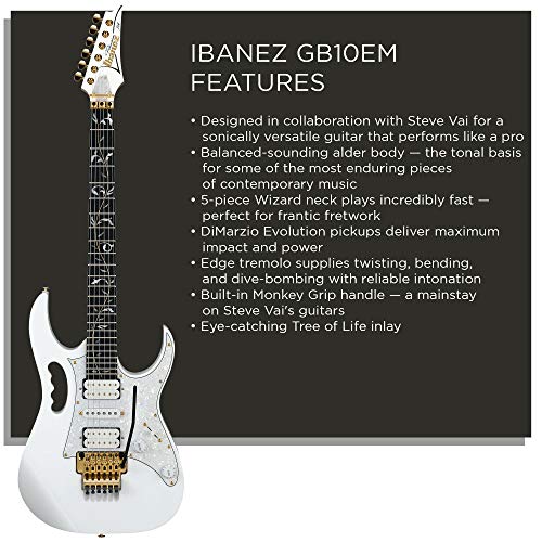 Ibanez Steve Vai Signature Premium JEM7VP - White