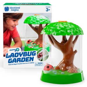 educational insights geosafari jr. ladybug garden: kids outdoor toys for kids ages 3+, bug catcher for kids