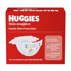 Huggies Size 4 Diapers, Little Snugglers Baby Diapers, Size 4 (22-37 lbs), 70 Count (Pack of 2)