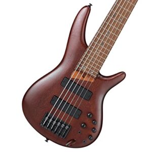 ibanez sr standard 6-string electric bass (right-handed, brown mahogany)