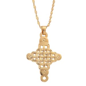 br gold jewelry ethiopian coptic cross pendant african abyssinian ethiopia cross orthodox christian