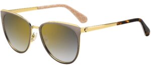 kate spade new york jabrea/s gold havana one size