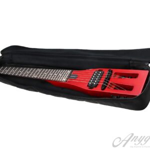 Anygig Electric Guitar Practice Portable Travel 82CM 1.6KG Cherry Matte 25.5" Full Scale with Gigbag Right Handed