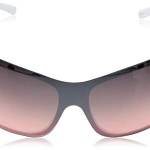 Southpole womens 1019sp Fashionable Oversized UV Protective Shield Sunglasses for Women Trendy Gifts Women 170 mm, White & Pink, mm US