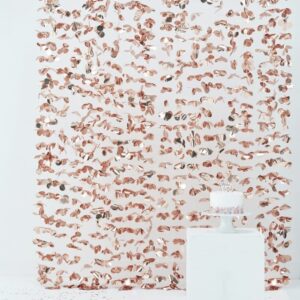 ginger ray rose gold petal flower photo booth curtain 2 meters pick & mix