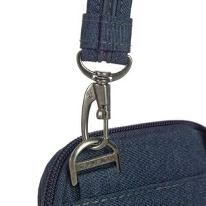 Travelon Anti-Theft Metro Stadium Mini Crossbody, Navy Heather