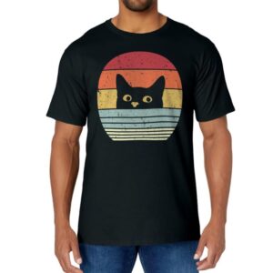 Cat Shirt. Retro Style T-Shirt