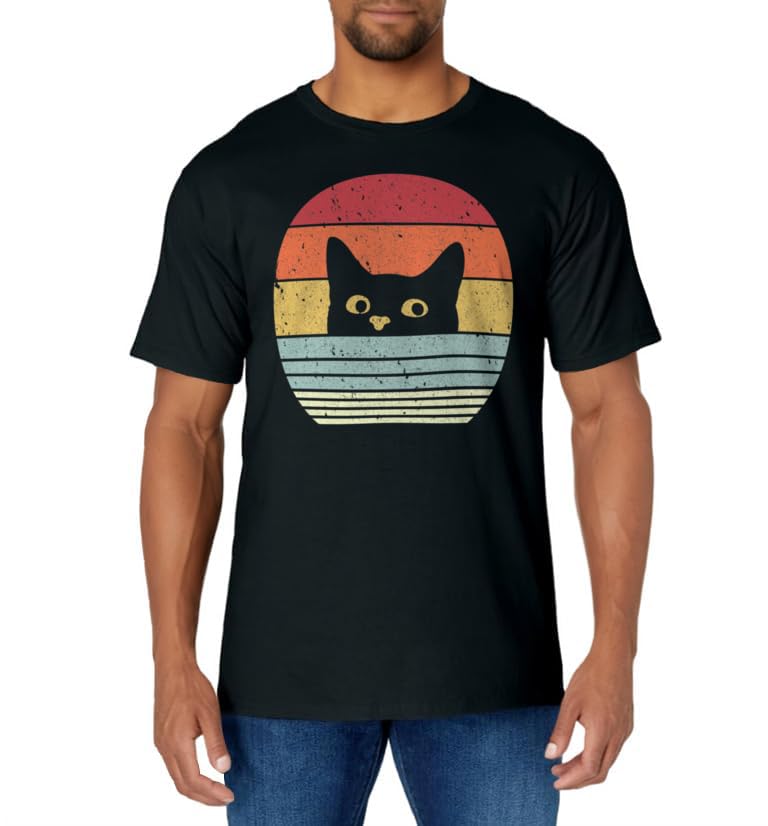 Cat Shirt. Retro Style T-Shirt