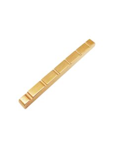 guyker 43mm guitar nut pre-slotted – brass nuts replacement for strat tele st tl style electric guitar