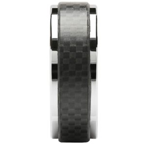 100S JEWELRY Tungsten Rings For Men Women Wedding Band Carbon Fiber Ring Overlaid Sizes 8-16 (10)