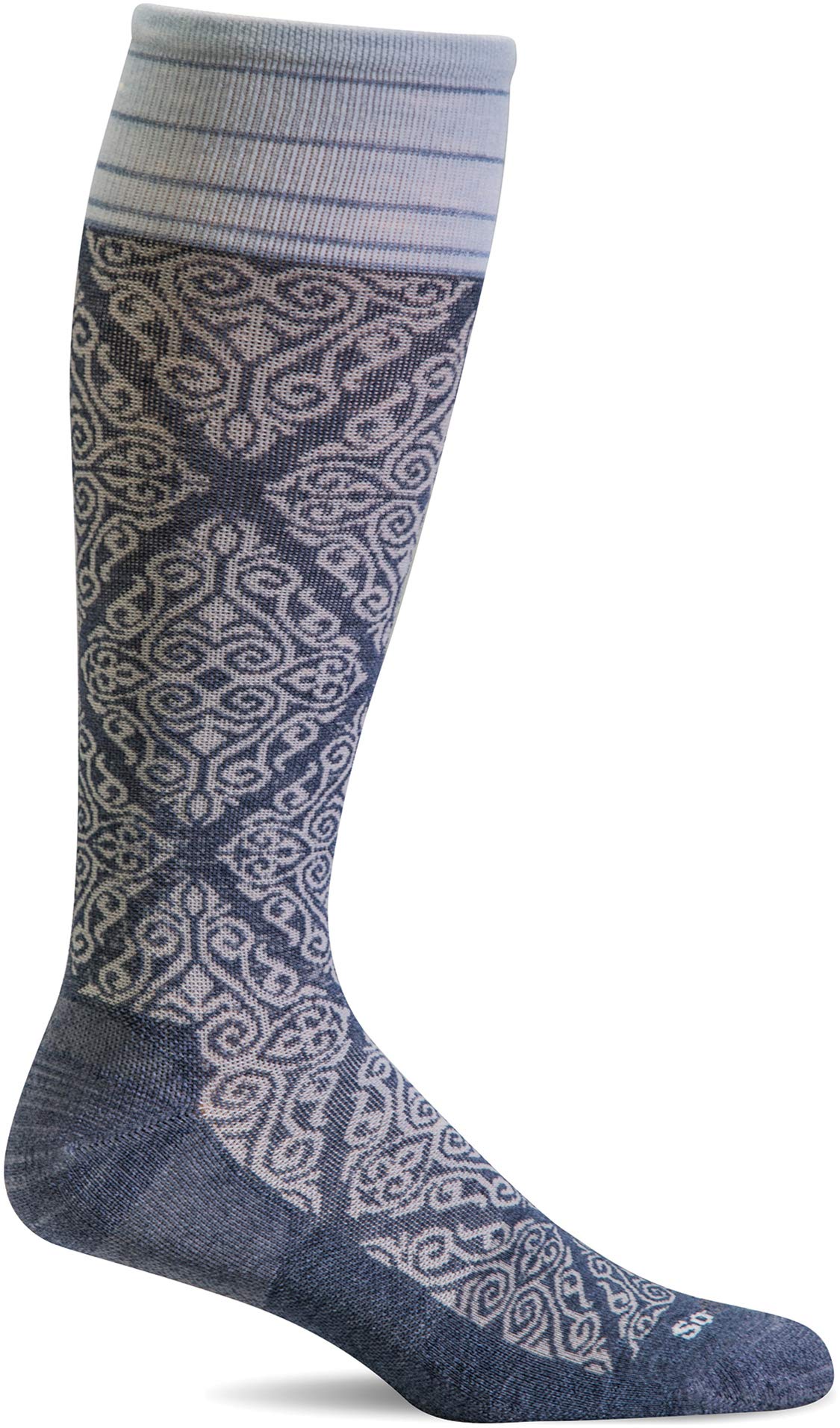 Sockwell Women's The Raj Firm Graduated Compression Sock, Denim - M/L