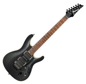 ibanez s570ah standard 6-string electric guitar (silver wave black, right-handed)