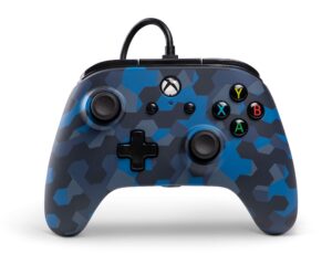 powera wired controller for xbox one - night cloud camo