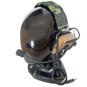 Armorwerx Open-Ear Hybrid Electronic Hearing Protection Earmuffs & Communication Headset (Tan)