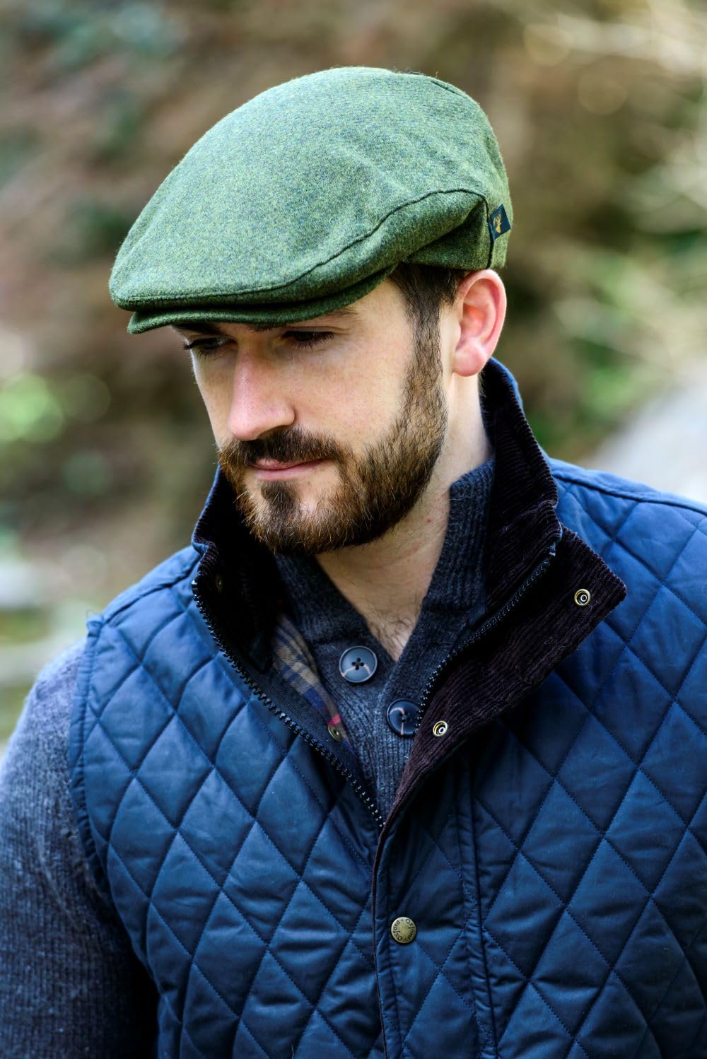 Mucros Weavers Trinity Cap Green Large