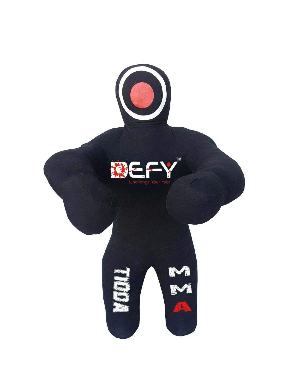 DEFY Tomie 6.1™ Brazilian Jiu Jitsu 100cm Kids Grappling Dummy Thick Grade Canvas MMA Wrestling Judo (Black)