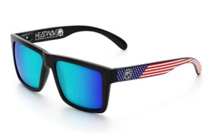 heat wave visual vise sunglasses in stars and stripes customs