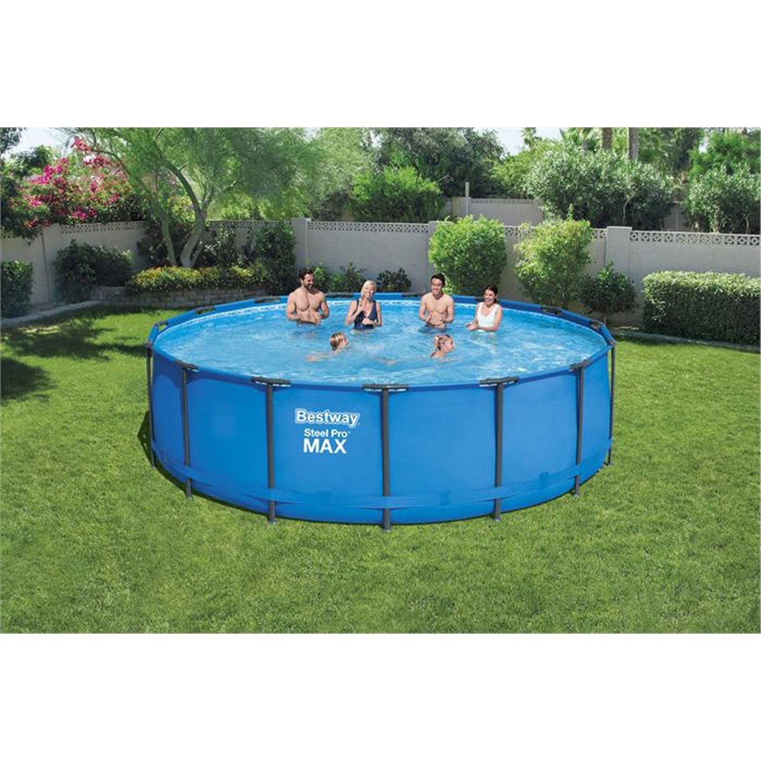 Bestway 56690E Steel Pro MAX 15' x 48" Set Above Ground Pool