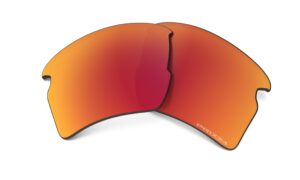 oakley flak 2.0 xl rectangular replacement sunglass lenses, prizm ruby polarized, 59 mm