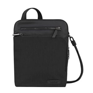 travelon anti-theft metro small crossbody, black