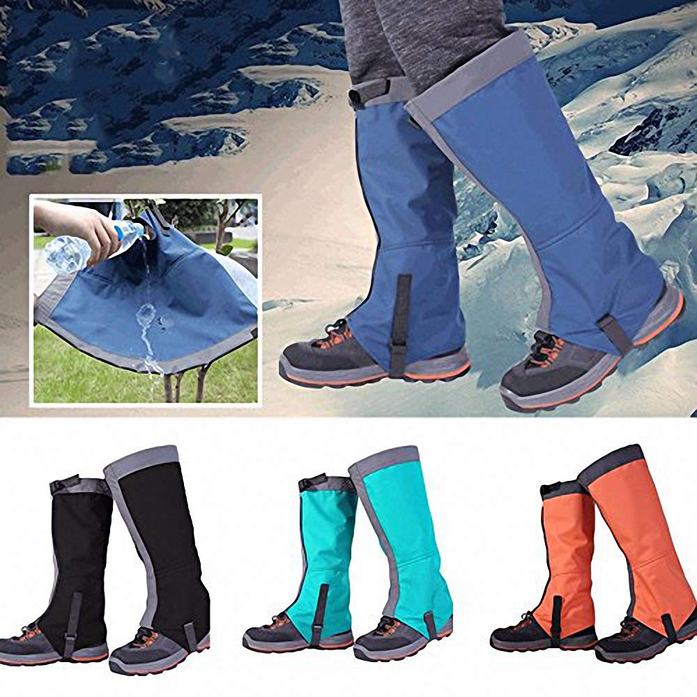 LEJUNJIE Waterproof Snow Leg Gaiters Breathable Snow Leggings Long Outdoor Hiking Fishing Boots Gaiters Hunting Riding Leggings